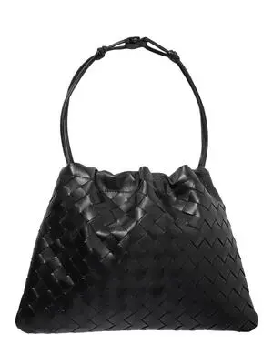 Bottega Veneta Medium Intrecciato Leather Clutch - Black