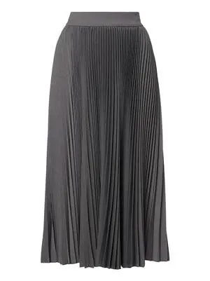 Dolce & Gabbana Pleated Midi Skirt - Grey