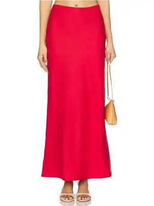 Faithfull The Brand Elise Skirt - Red