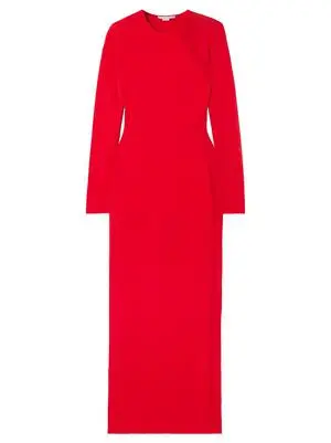 Stella McCartney Paneled Midi Dress - Red