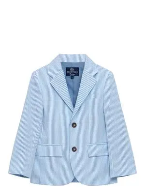 Trotters Striped Sebastian Blazer - Blue