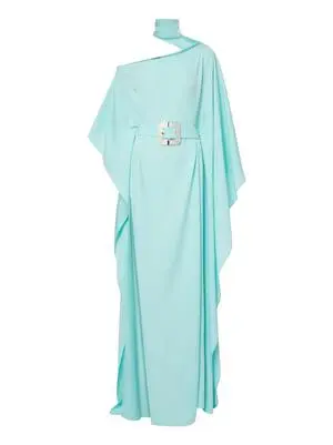 TALLER MARMO Crepe Cady Kaftan - Blue