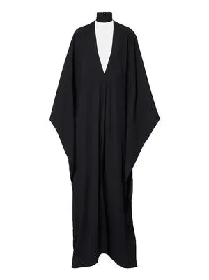 TALLER MARMO Crepe Cady Kaftan - Black