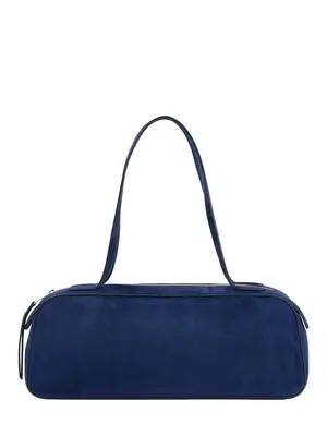 Khaite Simona Suede Shoulder Bag - Blue