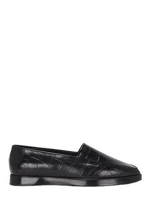 Fear Of God Croc Effect Leather Loafers - Black