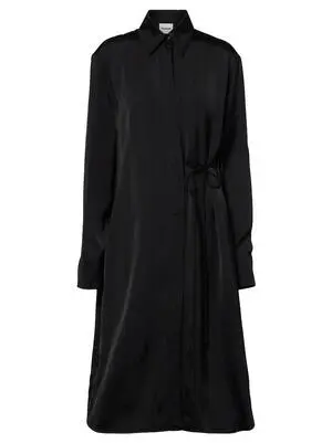 JIL SANDER Button-up Shirt Dress - Black