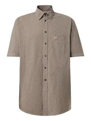 ERL Checked Cotton Shirt - Brown