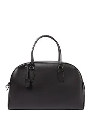 THE ROW India Large Leather Tote Bag - Brown
