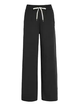 Vuori Halo Essential Jersey Wide Leg Sweatpants - Black