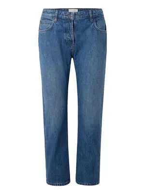 THE ROW Mid-rise Straight-leg Jeans - Blue