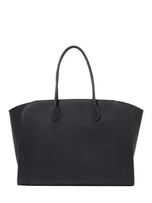 THE ROW Marlo Large Leather Tote Bag - Black