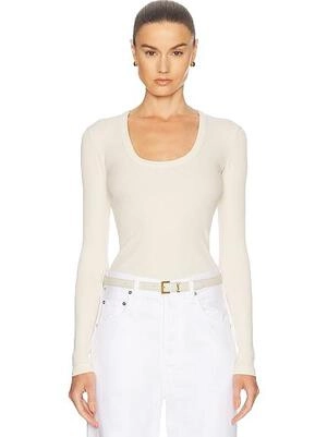 Citizens Of Humanity Citizens Of Humanity Mara U-neck Top Dune