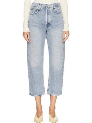 AGOLDE 90's Mid Rise Straight Crop Jeans - Force