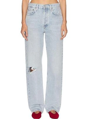 AGOLDE Kelly High Rise Straight Jeans - Segment