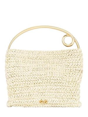 Cult Gaia Lalli Top Handle Bag - Cream