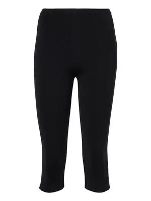 TOTEME Jersey Capri Pants - Black
