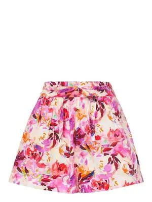 Ulla Johnson Rowan Floral Cotton Shorts - Multicoloured