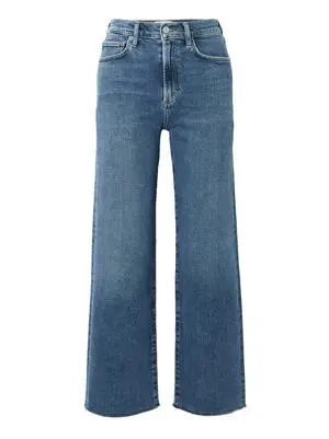 AGOLDE Harper Cropped Straight-leg Jeans - Blue