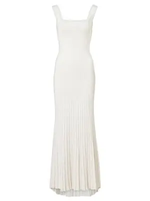 Galvan Atalanta Satin Gown - White