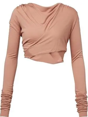 RICK OWENS Rick Owens Jade Jersey Crop Top