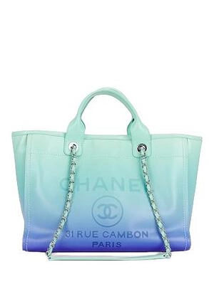 Chanel Deauville Mm Tote Bag - Multi