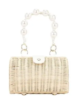 BTB LOS ANGELES Page Leather Clutch - Tan
