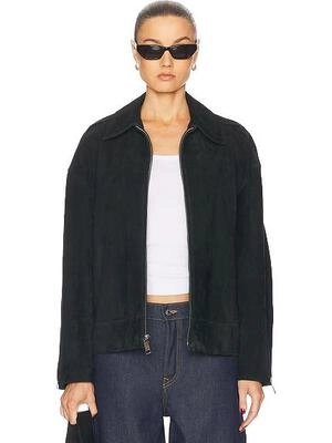GRLFRND Alek Suede Jacket - Black
