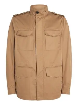 Pal Zileri Cotton-blend Field Jacket - Yellow