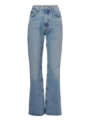 AGOLDE Leena High-rise Flared Jeans - Blue