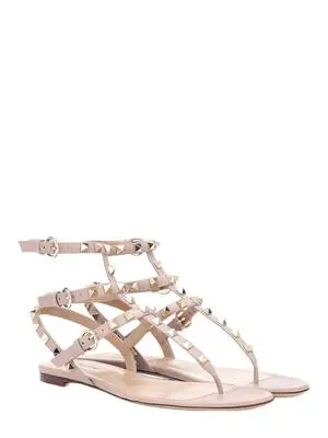 VALENTINO Valentino Garavani Rockstud Leather Sandals