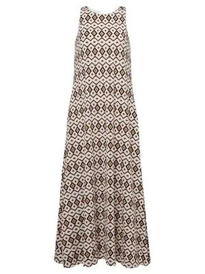 Max Mara Miki Geometric Print Maxi Dress - Multicoloured