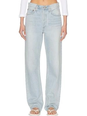 AGOLDE Kelly High Rise Straight Jeans - Wave