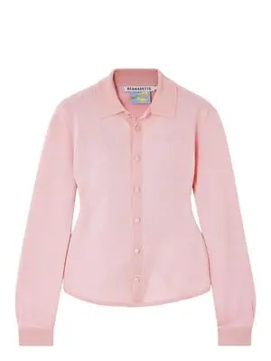 Bernadette Tina Piqué Cardigan - Pink