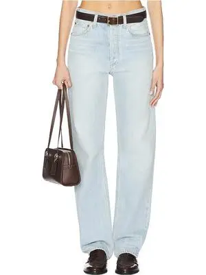 AGOLDE Kelly High Rise Straight Jeans - Blue