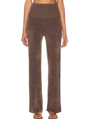AYA MUSE Brisa Wide Leg Trousers - Chocolate
