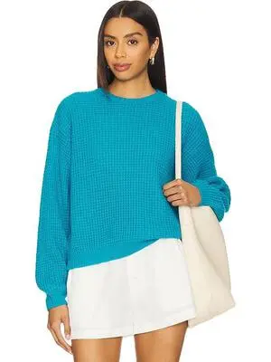 American Vintage Crashway Cropped Sweater - Blue