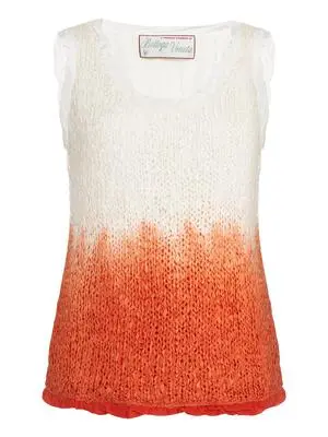 Bottega Veneta Lightweight Wool Silk Overdye Knit Tank Top - Multi