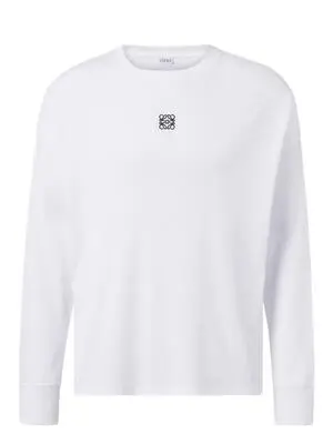 Loewe Anagram Cotton Jersey T-shirt - White