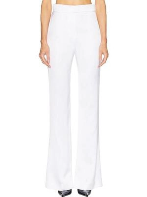 Alexandre Vauthier Satin Tailoring Trouser - Optical White