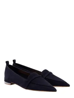 MALONE SOULIERS Dora Suede Loafers - Blue