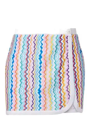 Missoni Zigzag Printed Terry Jersey Miniskirt - Multicoloured