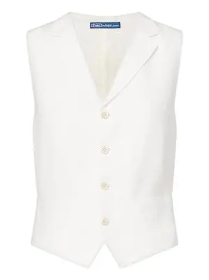 Polo Ralph Lauren Cotton Waistcoat - White