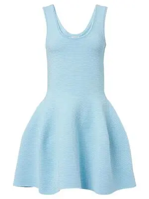 Simkhai Larina Flared Minidress - Blue