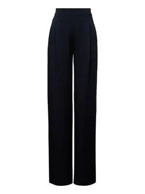 MAX MARA Max Mara Dritto Crepe Satin Wide-Leg Trousers