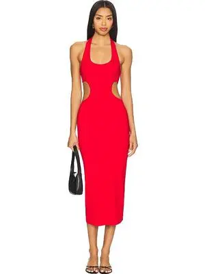LOVERS AND FRIENDS Alara Maxi Dress - Red