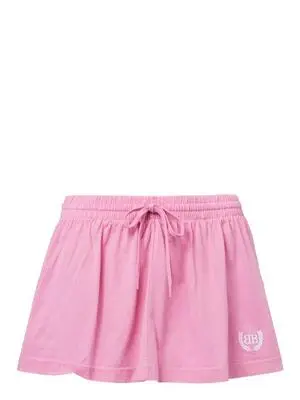 Balenciaga Cotton Jersey Miniskirt - Pink
