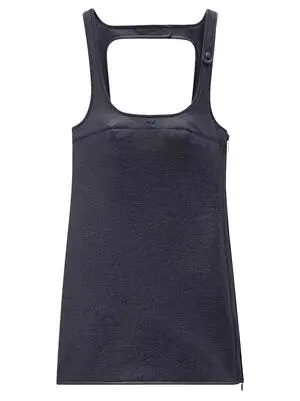 COURREGES Re-edition Vinyl Mini Dress - Blue