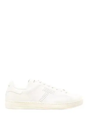 TOM FORD Warwick Leather Sneakers - Neutrals