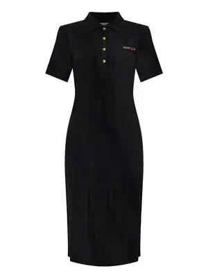 Moncler Polo Midi Dress - Black
