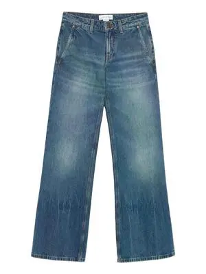 Victoria Beckham Indigo Flared Jeans - Blue